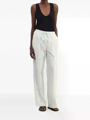 Loulou De Saison Macao Striped Drawstring Trousers