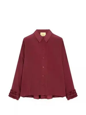 Momoni Gosa Ruffled Silk Shirt