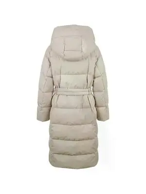 MOORER Belted Hooded Puffer Coat