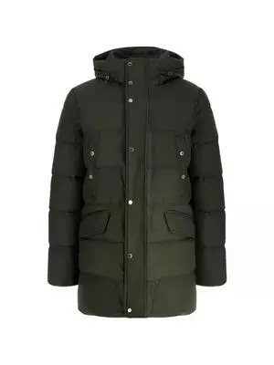 MOORER Quilted Hooded Jacket