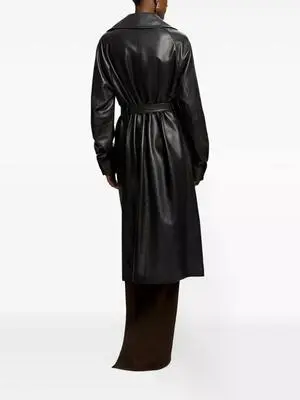 Ralph Lauren Bailey Double-breasted Leather Coat