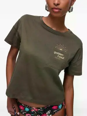 Liu Jo Logo Print Chest Pocket T-shirt