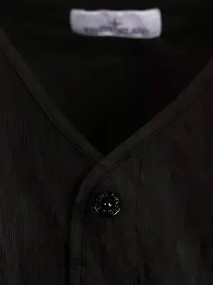 Stone Island Logo-patch Button-up Sweater