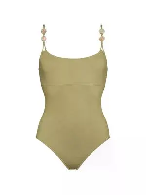 ERES Lynda Bead-embellished Swimsuit - Green