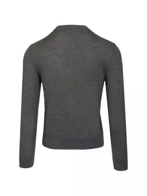 Etro Fuji Embroidered-logo Sweater - Grey