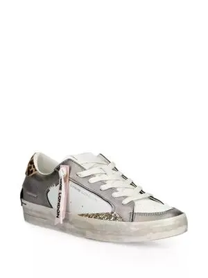 CRIME LONDON Sk8 Deluxe Panelled Sneakers