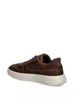 Ecco Move Contrast-stitched Leather Sneakers