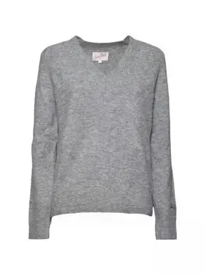 MC2 SAINT BARTH V-neck Knit Sweater - Grey