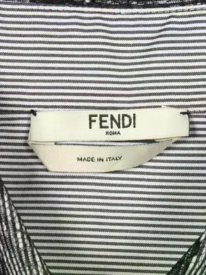 Fendi 2010s Lace-collar Voluminous-sleeve Blouse