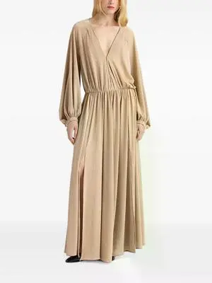 Momoni Lurex-jersey Maxi Dress