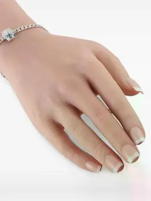 Gucci Aquamarine And Diamond Lion-motif Bracelet