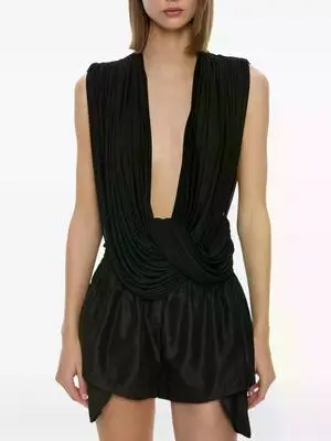 Christopher Esber Drape Ripple Top - Black
