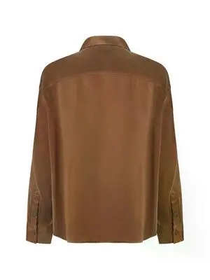 Pinko Logo-embroidered Button-up Shirt