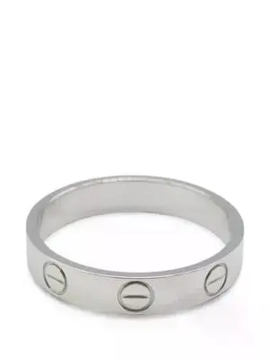 Cartier 2010s Mini Love Ring - Silver