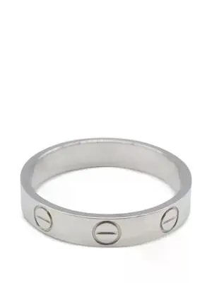 Cartier 18k White Gold Love Ring - Silver