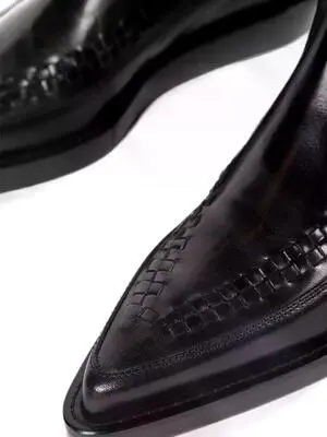 ANN DEMEULEMEESTER Woven Detail Chelsea Boots