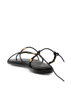 Patrizia Pepe Wrap-around Fly-motif Sandals