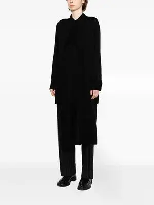 Yohji Yamamoto Pintuck-detail Draped Shirt