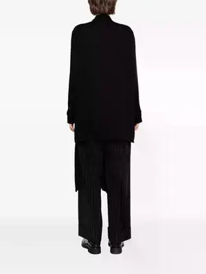 Yohji Yamamoto Pintuck-detail Draped Shirt