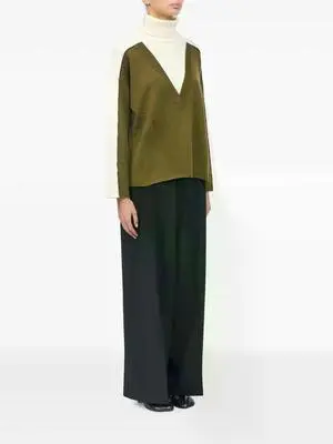MAISON MARGIELA Colour-block Roll-neck Sweater