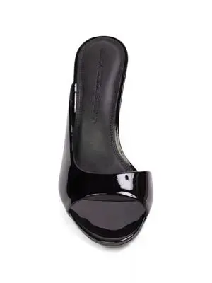 BLACK SUEDE STUDIO Arisha Wedge Mules - Black