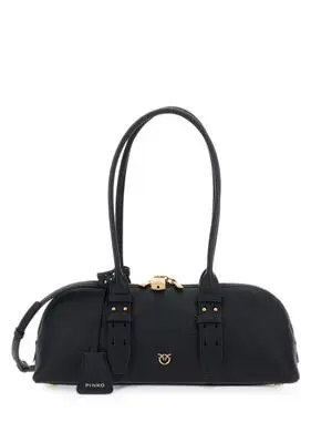Pinko Large Escape Leather Tote Bag