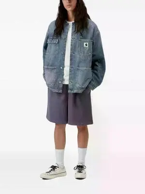 Carhartt Work In Progress Patch-pocket Denim Jacket - Blue