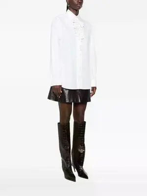 Balenciaga Ruffled-detail Long-sleeve Shirt