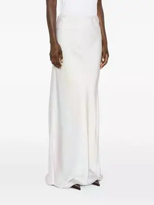 Fabiana Filippi Satin Finish Maxi Skirt - Grey