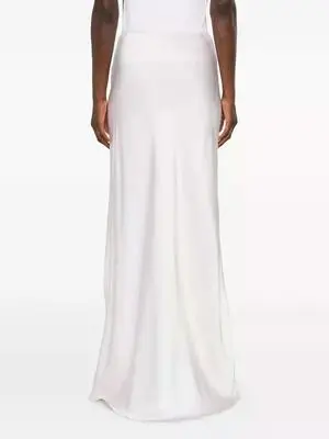 Fabiana Filippi Satin Finish Maxi Skirt - Grey