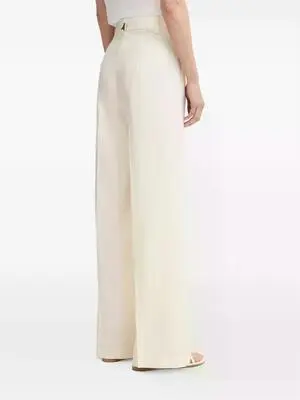 Patrizia Pepe Chevron Pattern Wide Leg Trousers