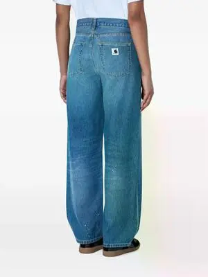 Carhartt Work In Progress Paint Splatter Wide-leg Jeans