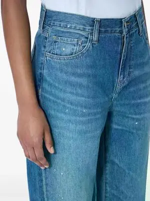 Carhartt Work In Progress Paint Splatter Wide-leg Jeans