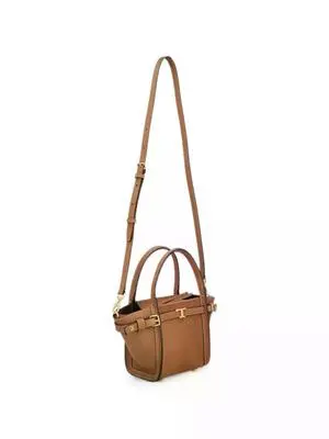 TOD'S T Signature Leather Tote Bag