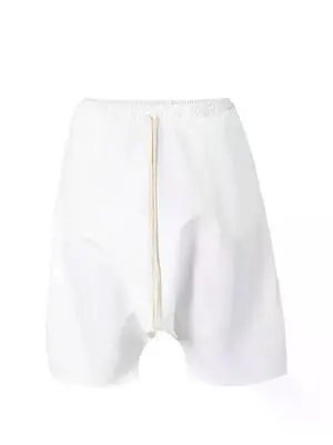 Alchemy Fashions Drop-crotch Drawstring Shorts - White