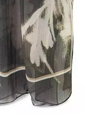 Marc O'polo Floral-print Crinkled Scarf