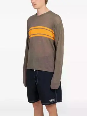StÜssy Striped Long-sleeve Sweater