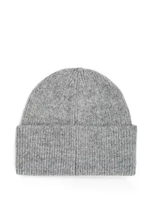 Karl Lagerfeld K/signature Logo-embroidered Beanie Hat - Grey