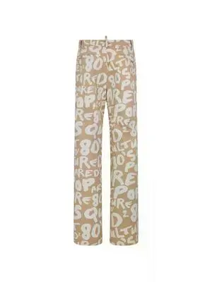 Dsquared2 Logo-print Straight Leg Trousers