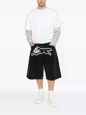 ICECREAM Running Dog Denim Shorts