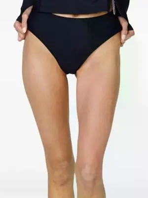 WATSKIN Belle Mid-rise Bikini Bottom - Black
