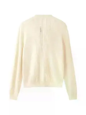 Loro Piana Sloop Button-detail Ribbed Sweater - Neutrals