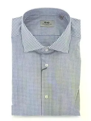 Corneliani Gingham-check Cotton Shirt