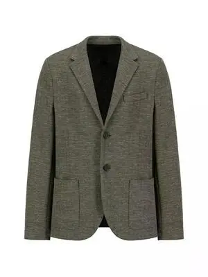 Harris Wharf London Herringbone-knit Blazer - Green