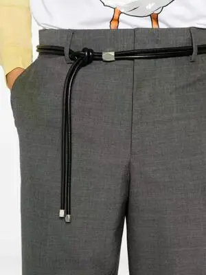 Moschino Belted Wide-leg Trousers