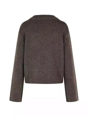 LISA YANG Ribbed V-neck Sweater