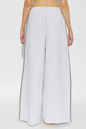 ADIDAS ORIGINALS Wide-leg Sweatpants With Signature Stripes