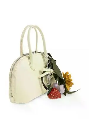 SELF-PORTRAIT Lizard-effect Bowling Mini Bag