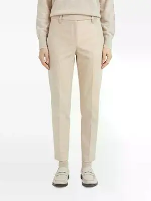 Brunello Cucinelli Tailored Slim-fit Trousers - Neutrals