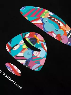 AAPE BY *A BATHING APE X Eric Inkala Moonface-print T-shirt